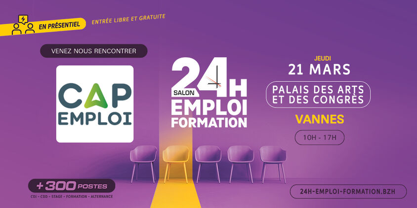 24h de l'Emploi et la Formation - Vannes - Cap emploi 56